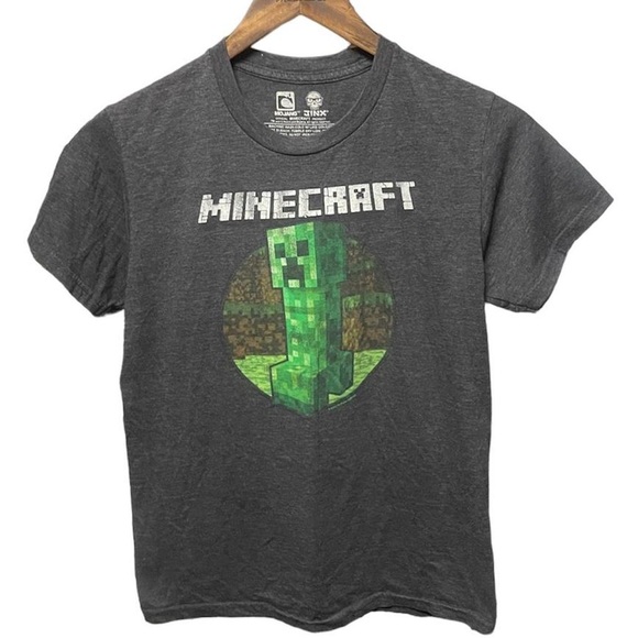 Jinx | Shirts | Minecraft Creeper Front Graphic Short Sleeve Crewneck ...